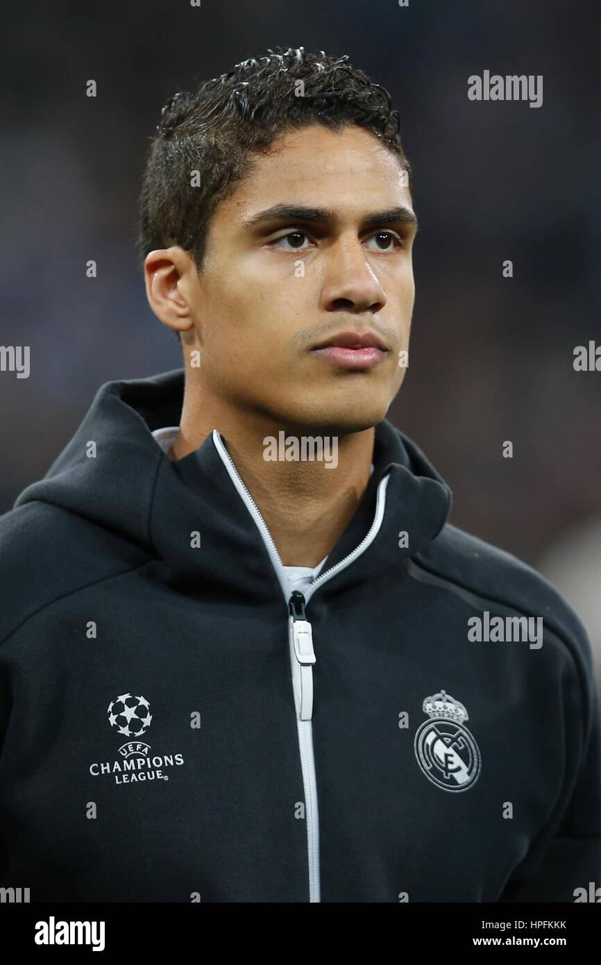 Madrid, Spain. 15th Feb, 2017. Raphael Varane (Real) Football/Soccer ...