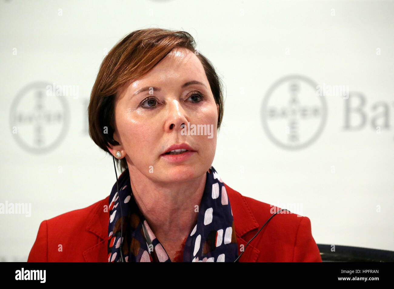 Leverkusen, Germany. 22nd Feb, 2017. Member of the board of the Bayer ...
