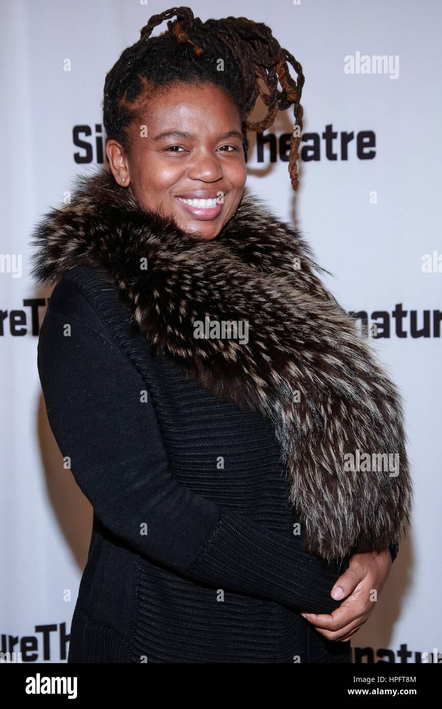 New York, NY, USA. 21st Feb, 2017. Katori Hall at the after-party for ...