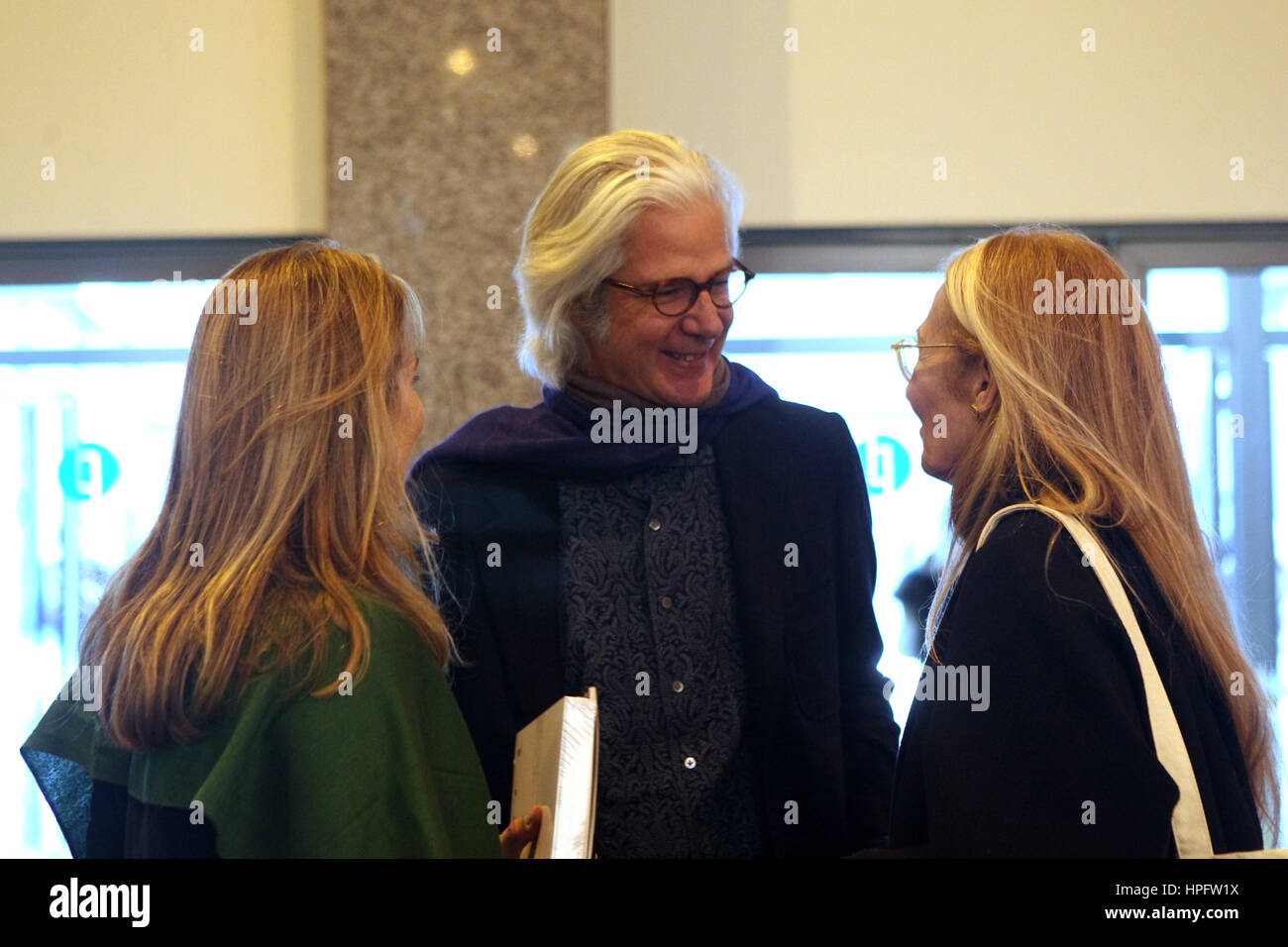Madrid, Spain. 22nd Feb, 2017. Jacobo Fitz James and Inka Martí at the ...