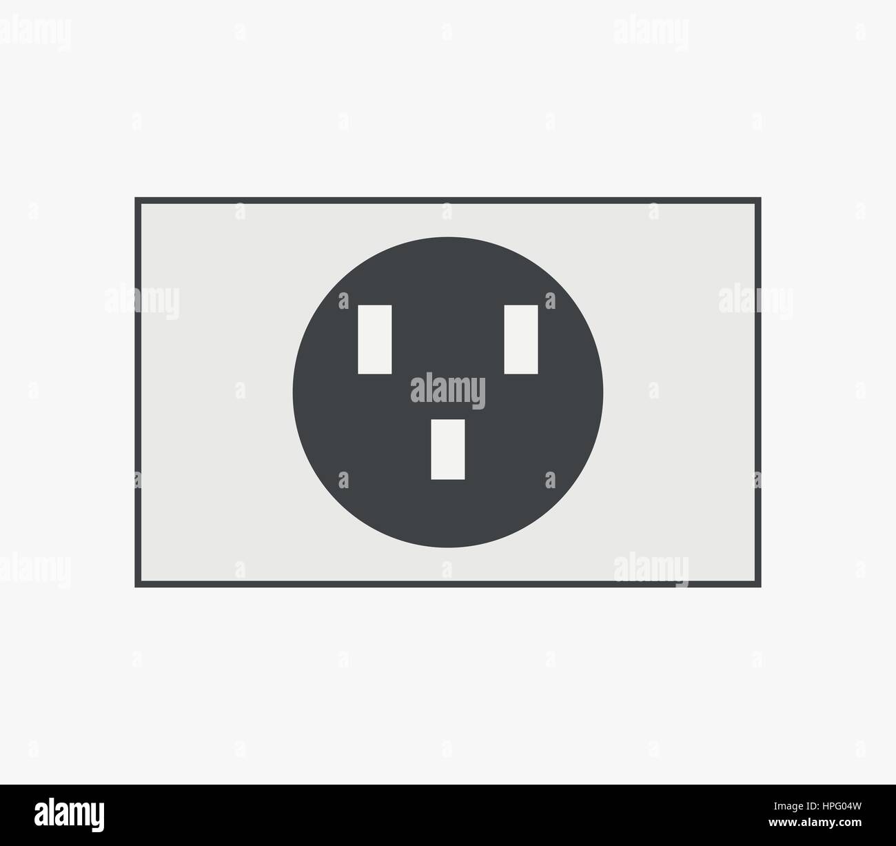 Current socket icon Stock Vector Image & Art - Alamy