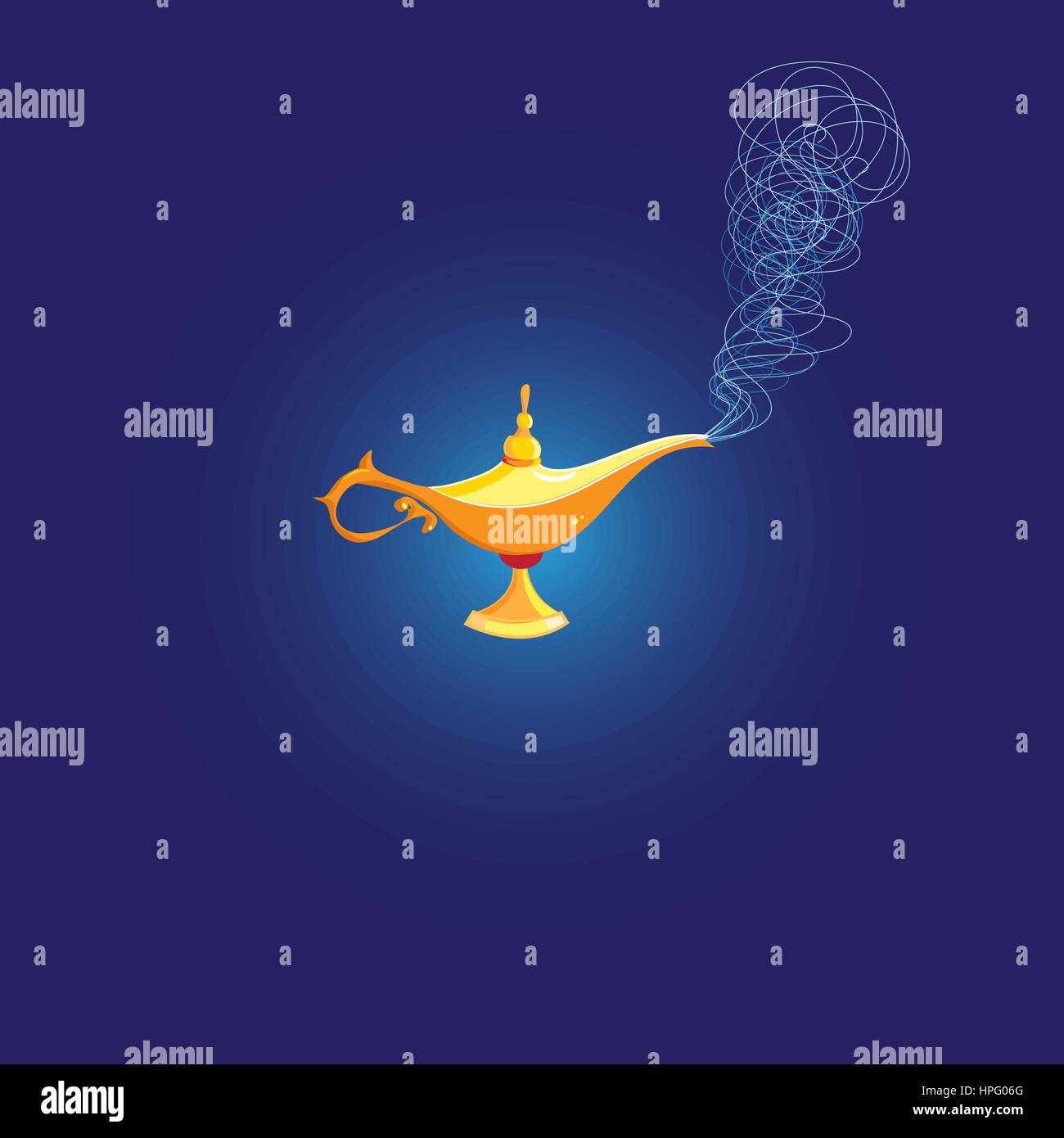 Vector Magic Lamp Of Aladdin Stock Vector Image And Art Alamy