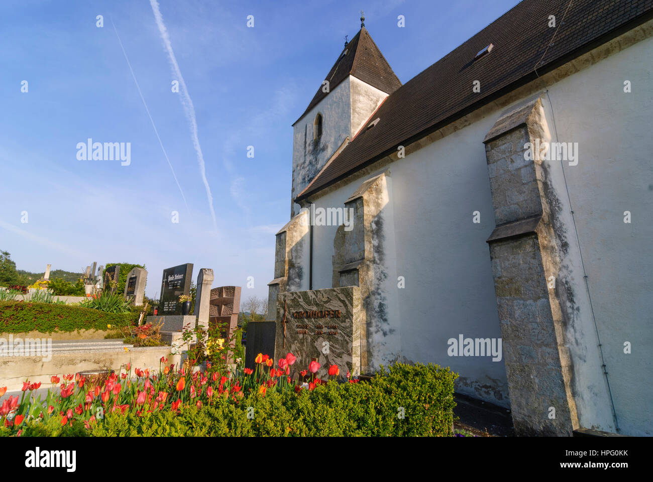 Bromberg, fortified church - Bucklige Welt, Wiener Alpen, Alps ...