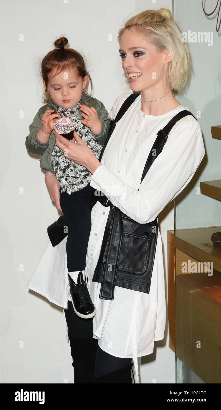 Coco Rocha celebrates National Hug Day with her daughter Ioni James ...