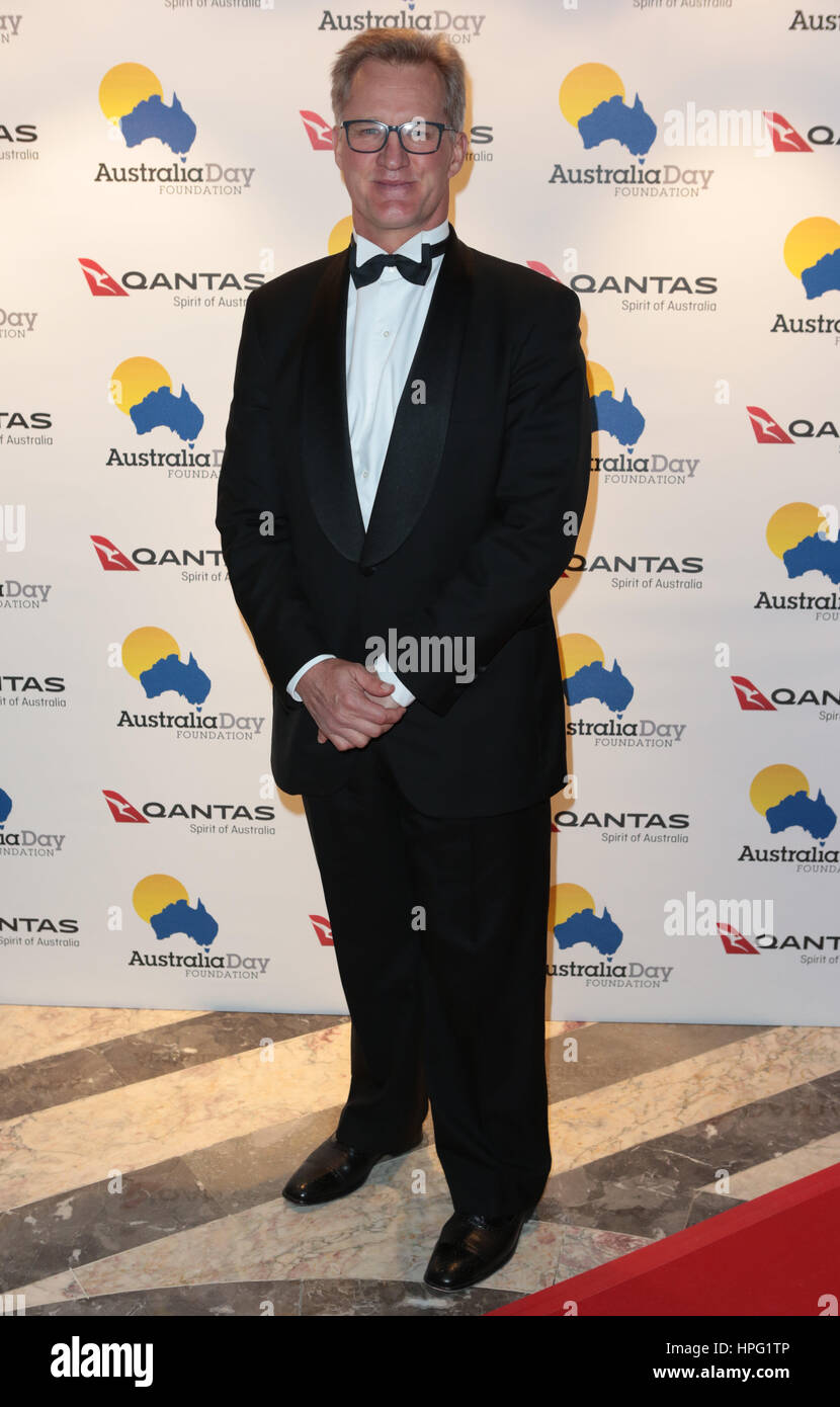 Michael Lynagh receives Australian of the Year Award at the Qantas ...