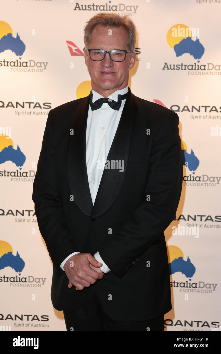 Michael Lynagh receives Australian of the Year Award at the Qantas ...