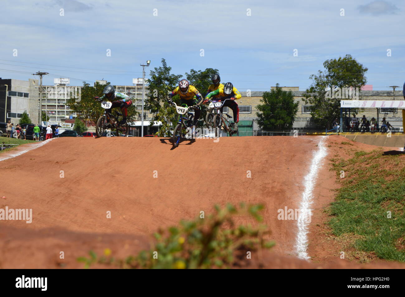 Puerto Ordaz, Venezuela. 6th Nov, 2016. action on the track of Puerto ...