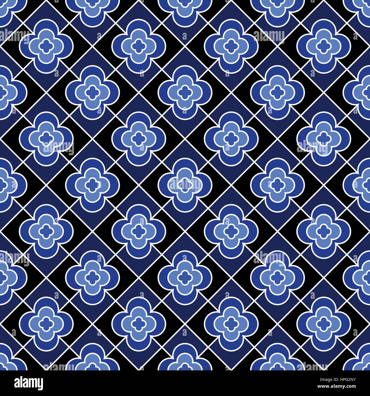 Traditional Japanese pattern - seamless editable repeating vector ...