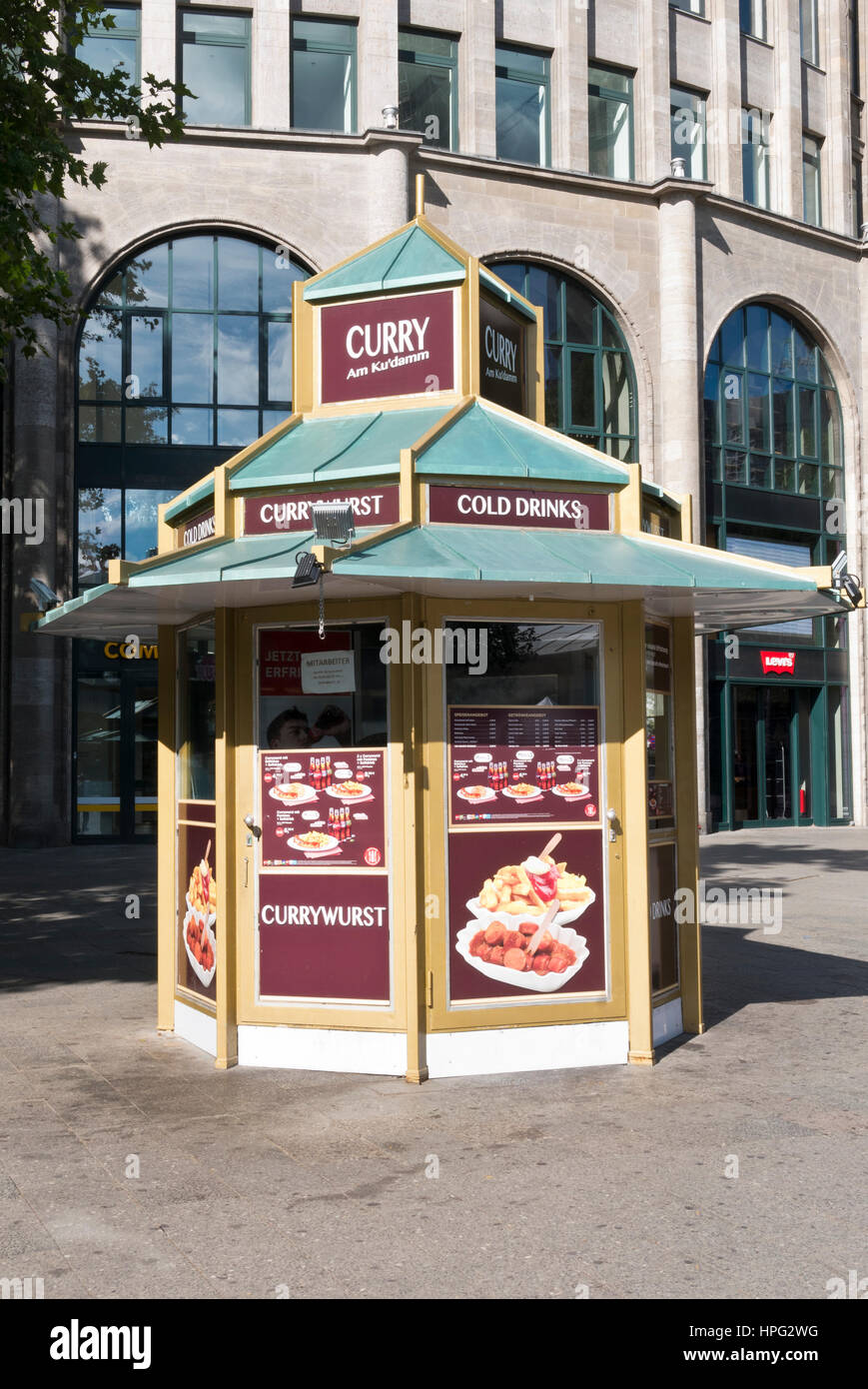 A small kiosk selling food and drinks, Berlin, Germany Stock Photo - Alamy