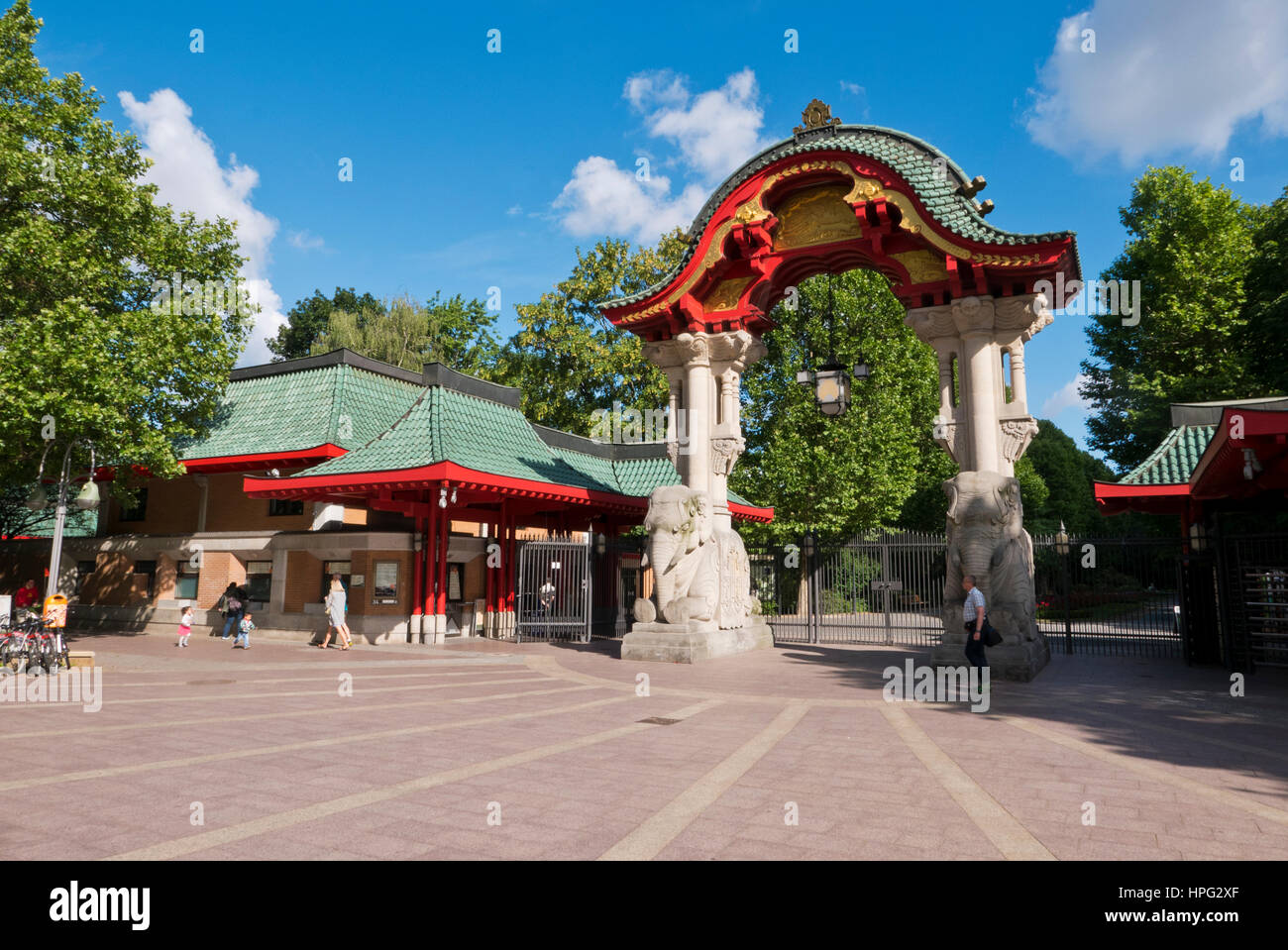 Entrance to the Zoo, Berlin, Germany Stock Photo - Alamy
