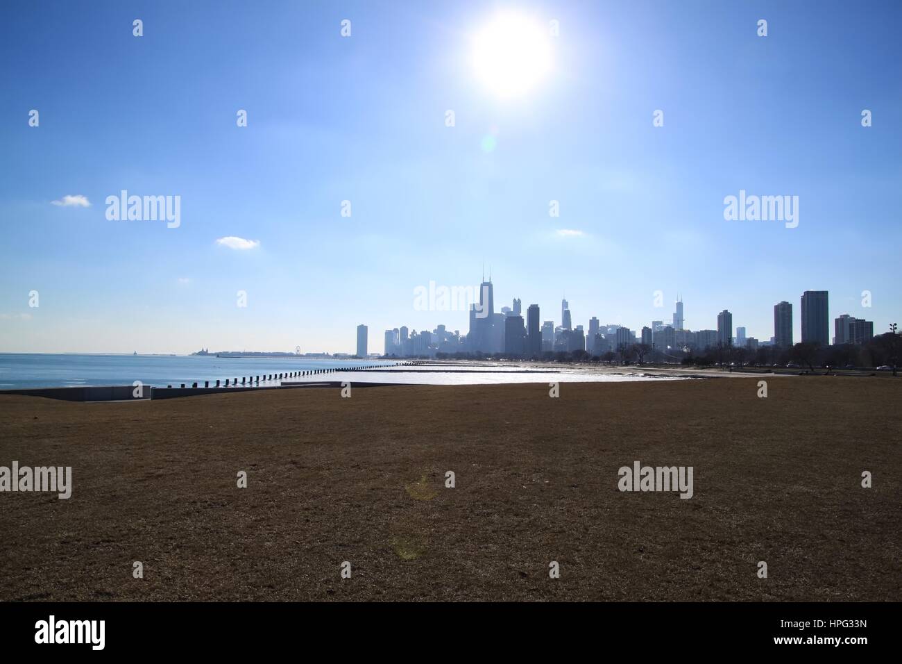 Chicago in january hi-res stock photography and images - Alamy
