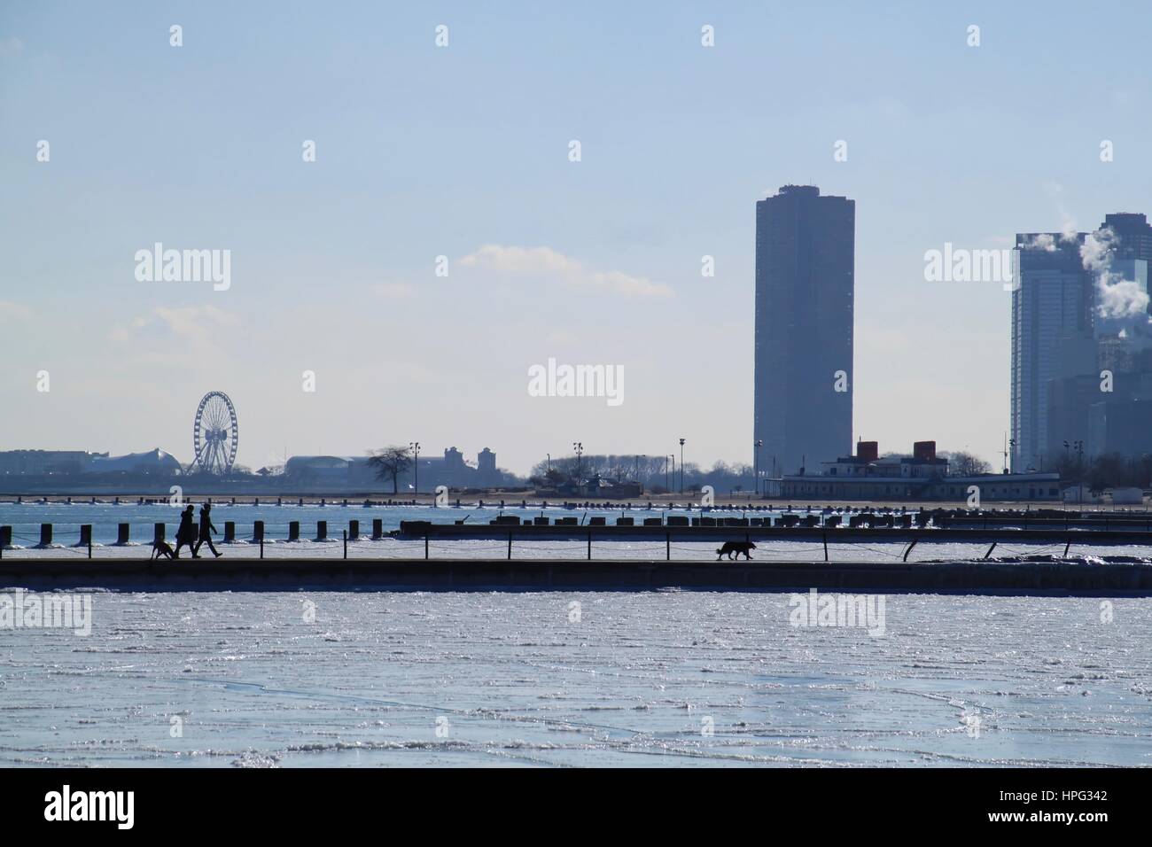 Navy pier chicago dog hi-res stock photography and images - Alamy