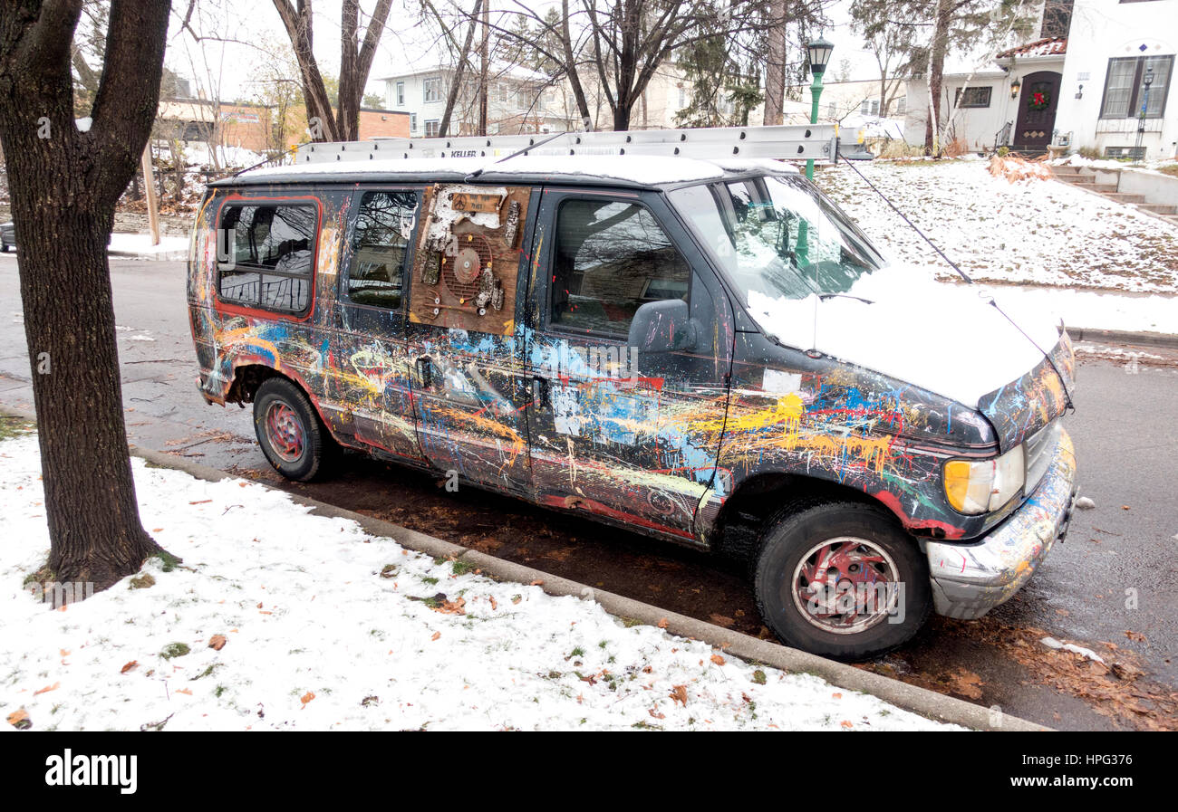American truck painted art hi-res stock photography and images - Alamy