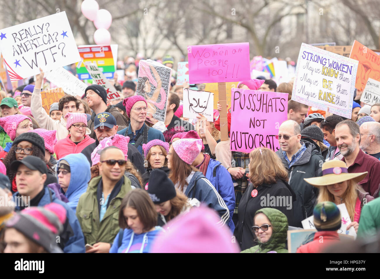 Women's March Washington, D.C. Featuring: Atmosphere Where: Washington ...