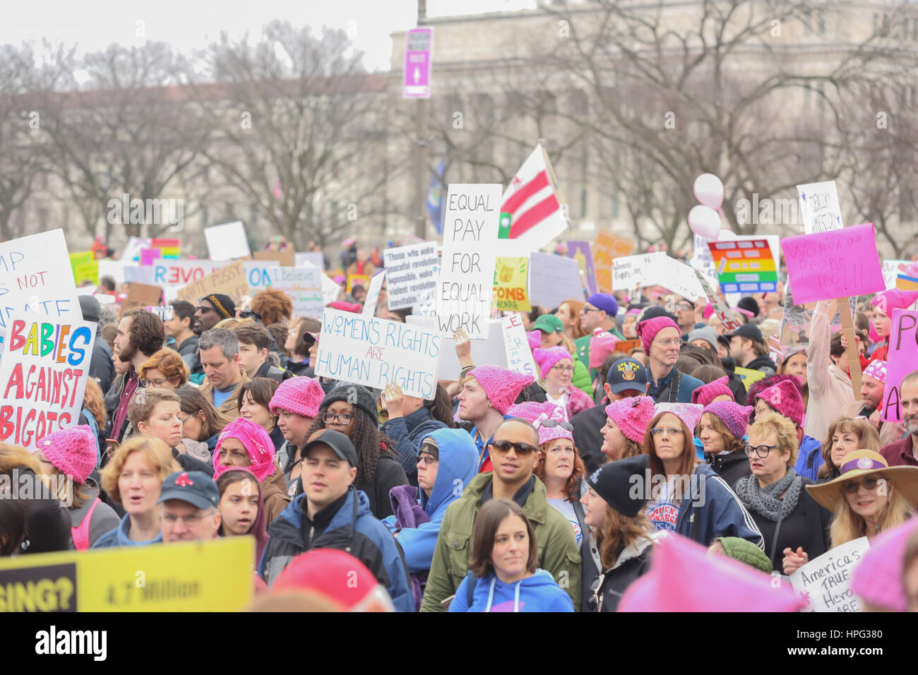Women's March Washington, D.C. Featuring: Atmosphere Where: Washington ...