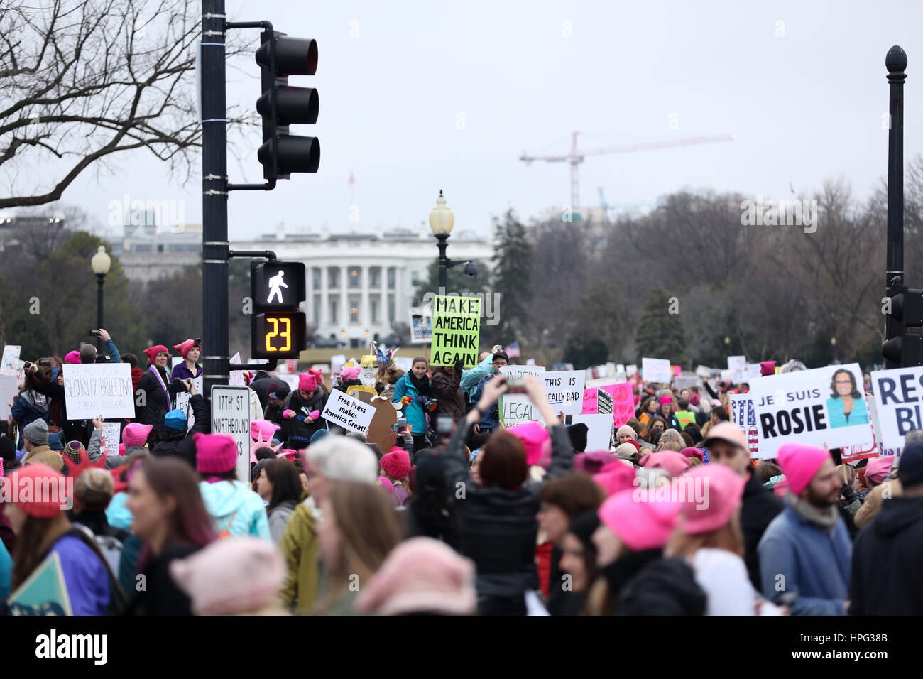 Women's March Washington, D.C. Featuring: Atmosphere Where: Washington ...