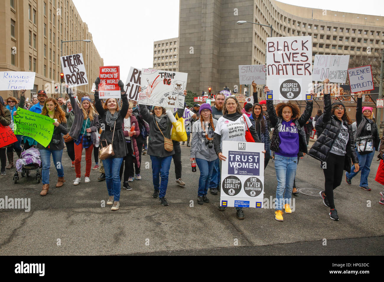 Women's March Washington, D.C. Featuring: Atmosphere Where: Washington ...