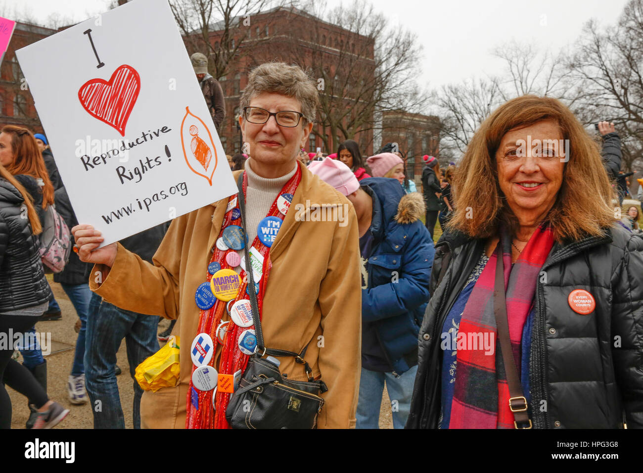 Women's March Washington, D.C. Featuring: Atmosphere Where: Washington ...