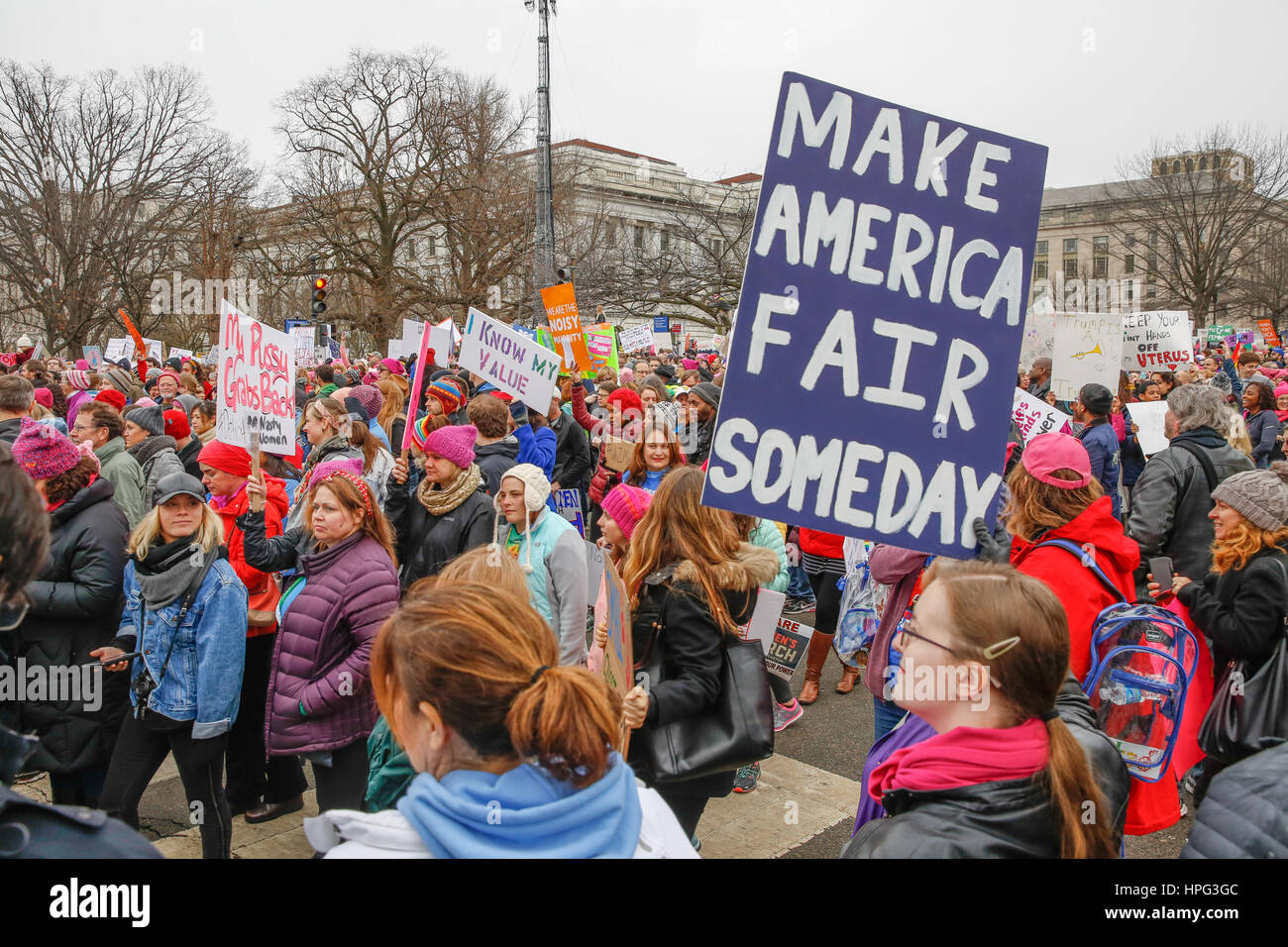 Women's March Washington, D.C. Featuring: Atmosphere Where: Washington ...