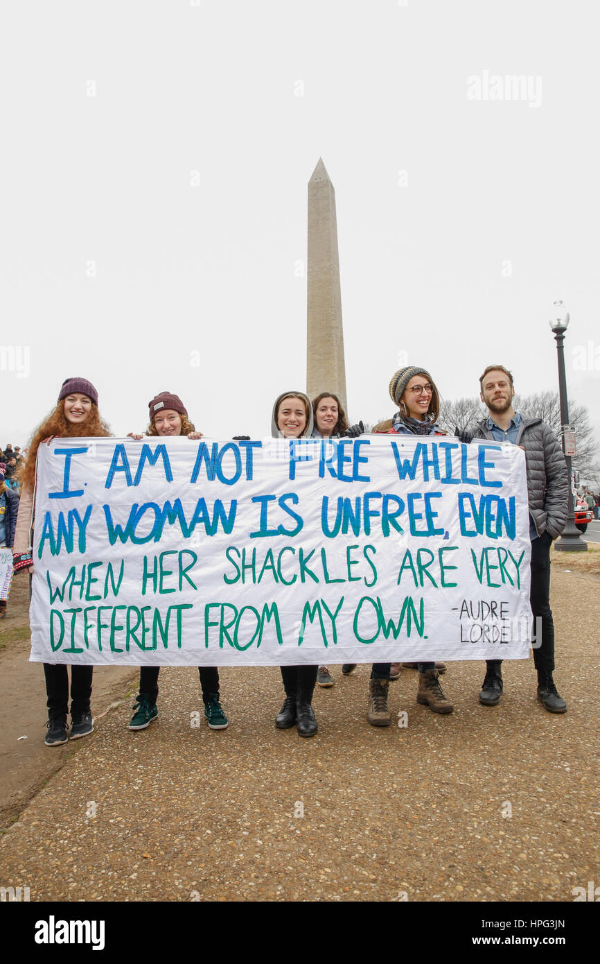 Women's March Washington, D.C. Featuring: Atmosphere Where: Washington ...