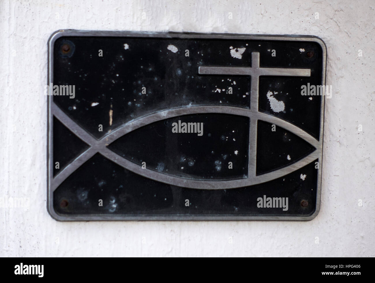 Christian fish symbol hi-res stock photography and images - Alamy