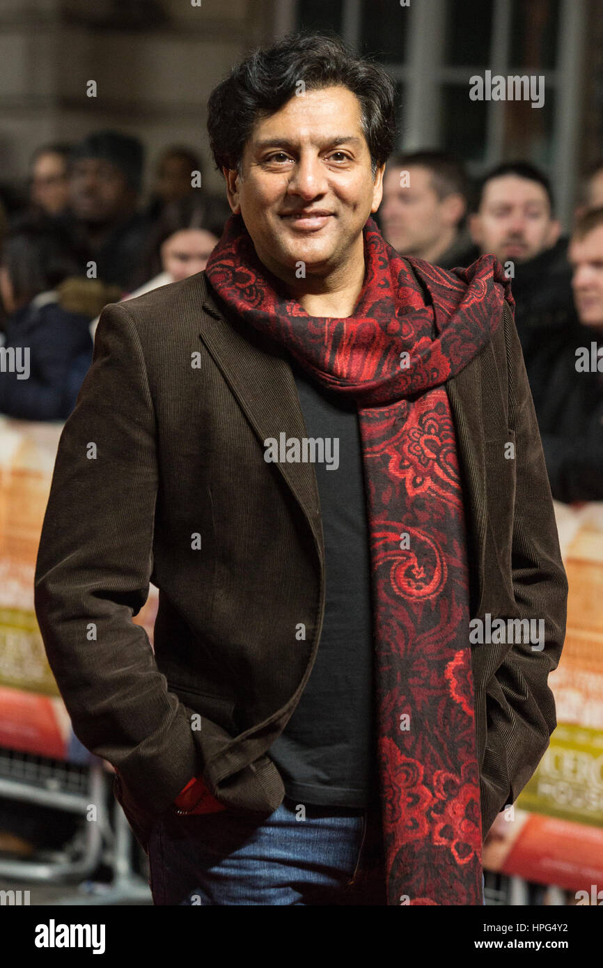 London, UK. 21 February 2017. Nitin Ganatra. Red carpet arrivals for ...