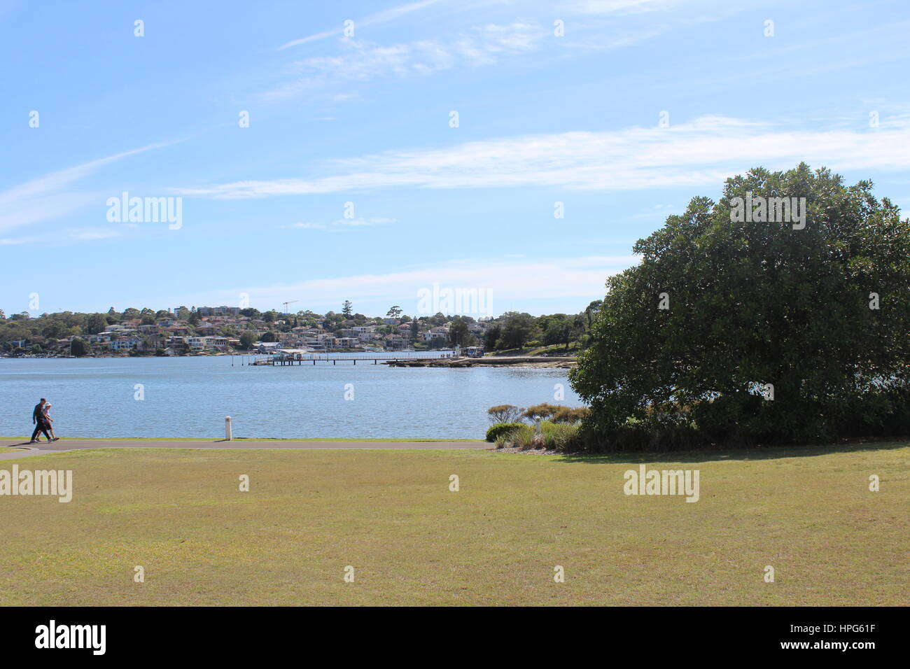 New houses in Breakfast Point, Canada Bay Sydney on sunny morning Stock ...