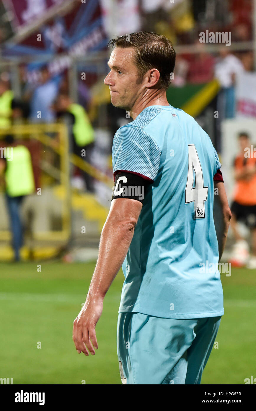 Kevin Nolan #4 of West Ham United - UEFA Europa League 3rd qualifying ...