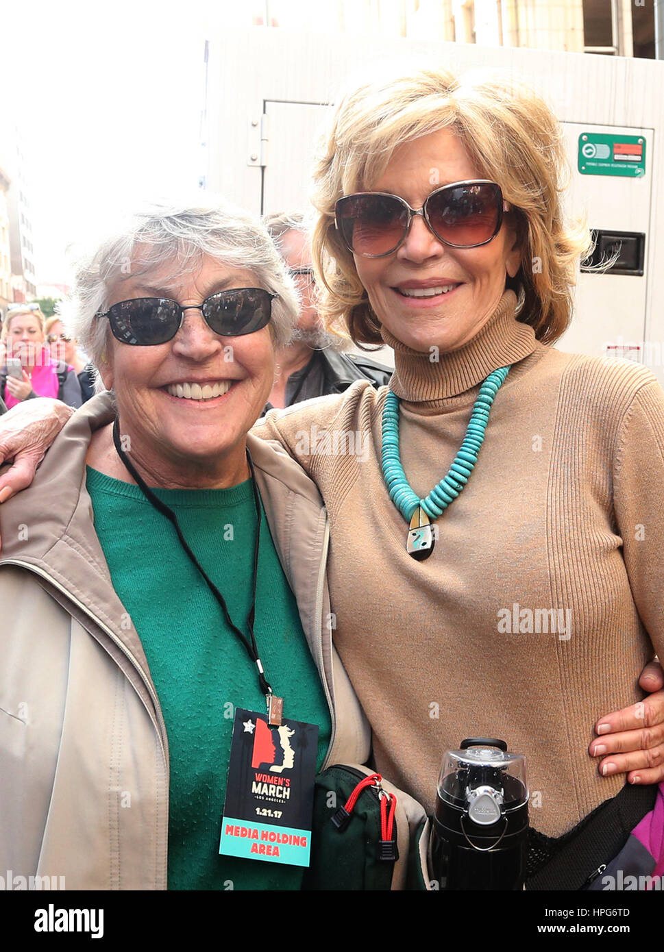 Women's March in Los Angeles, California Featuring: Helen Reddy, Jane ...