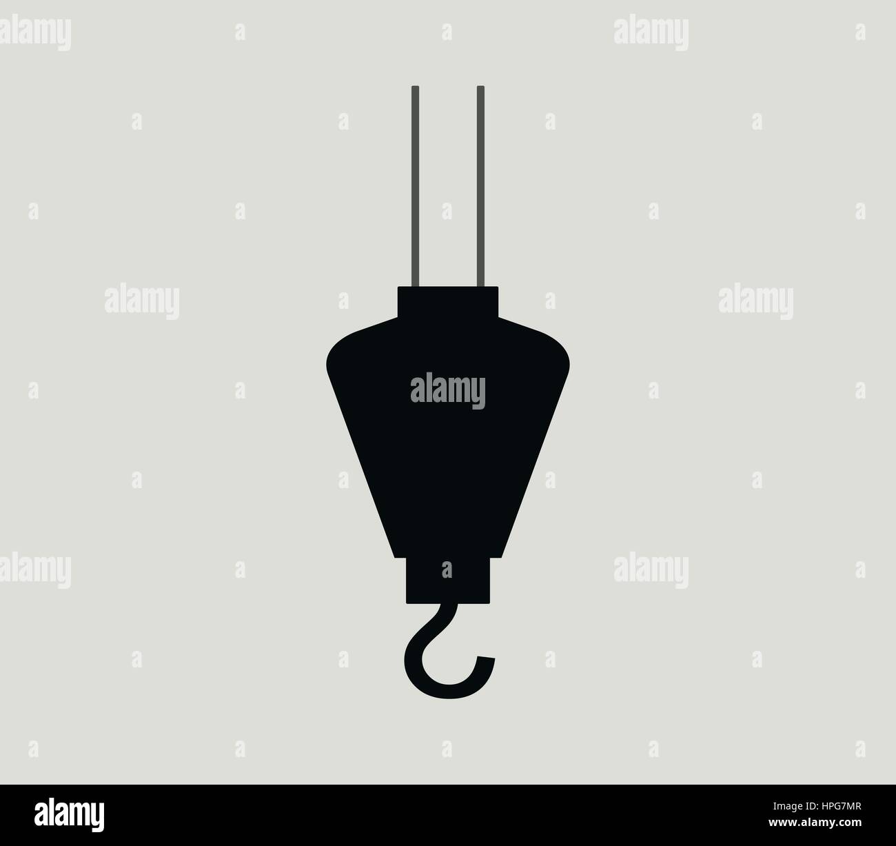 Crane hook icon Stock Vector Image & Art - Alamy