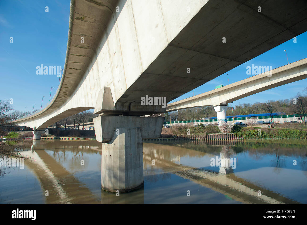 A4 motorway bridge hi-res stock photography and images - Alamy
