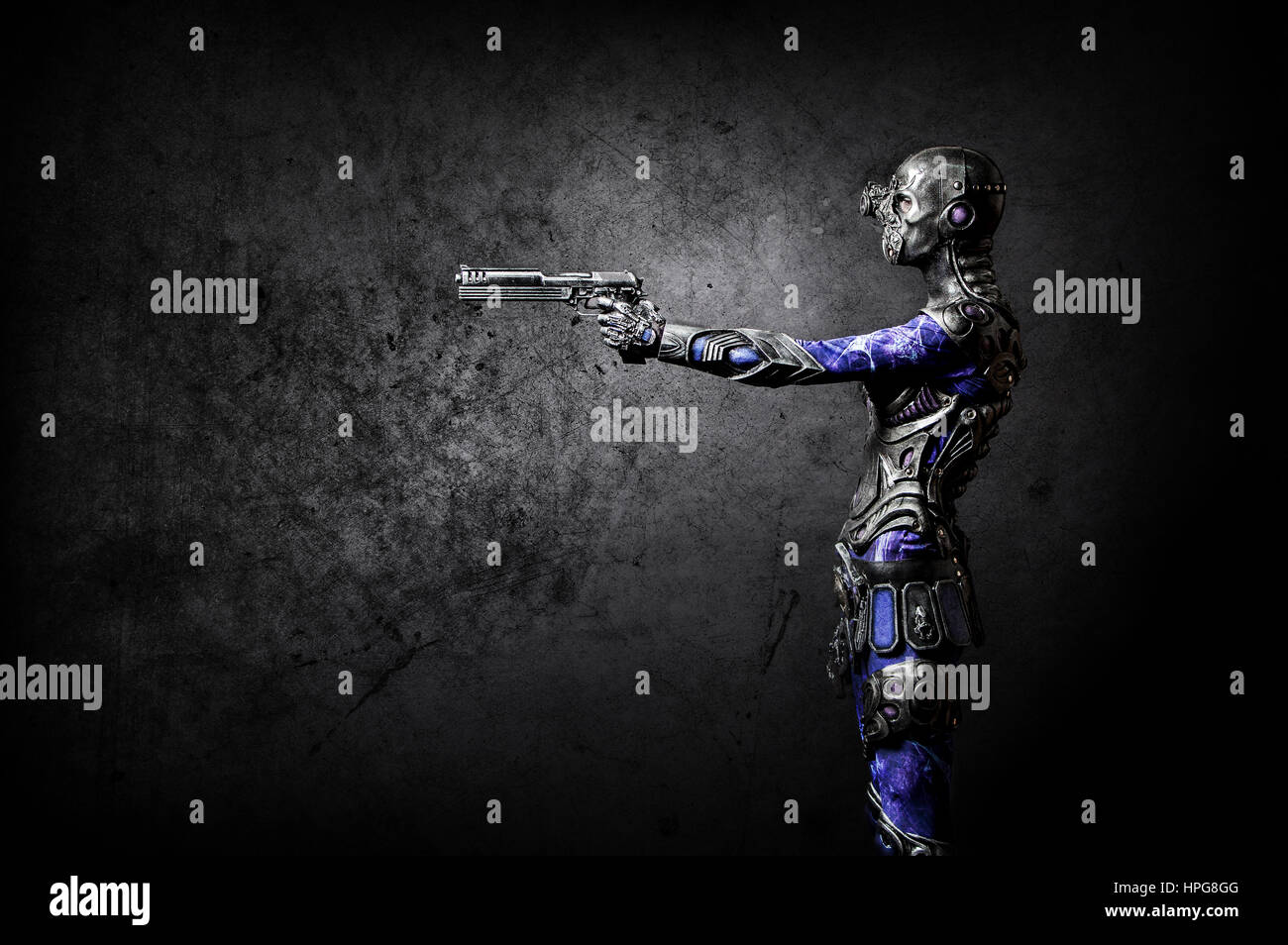 Profile of a robot hi-res stock photography and images - Alamy