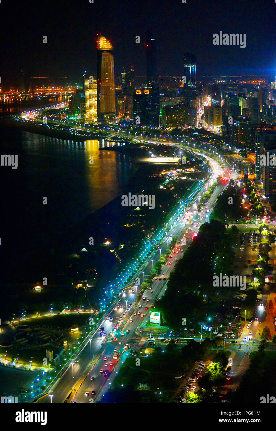 Abu dhabi aerial hi-res stock photography and images - Alamy