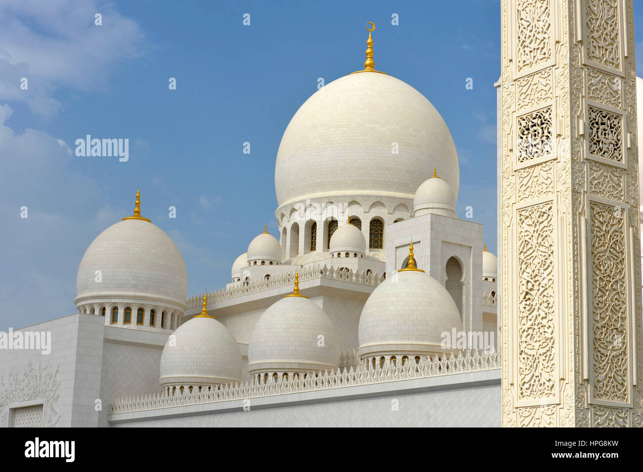 United Arab Emirates, Abu Dhabi, the Great Mosque Sheikh Zayed Bin ...