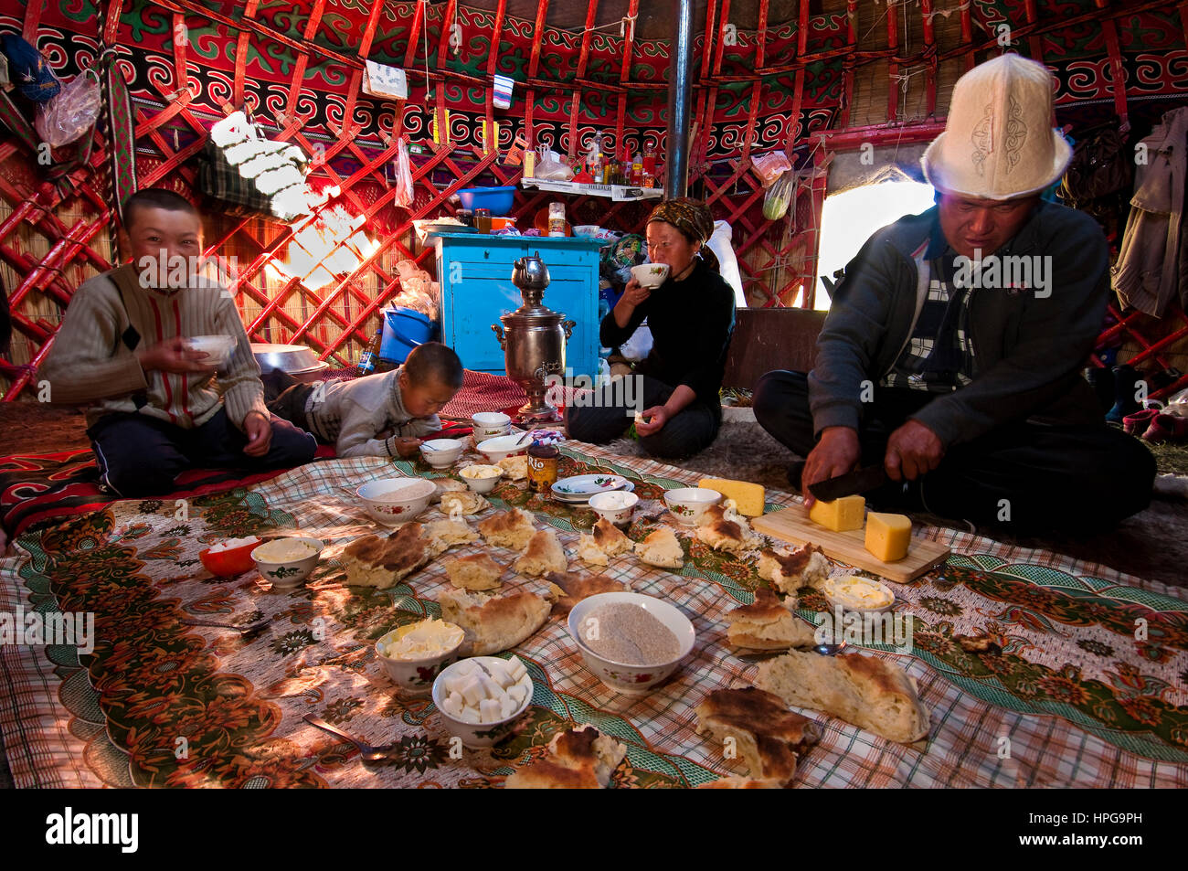 Kyrgyzstan, Issyk Kul Province (Ysyk-Kol), Juuku valley, generous ...