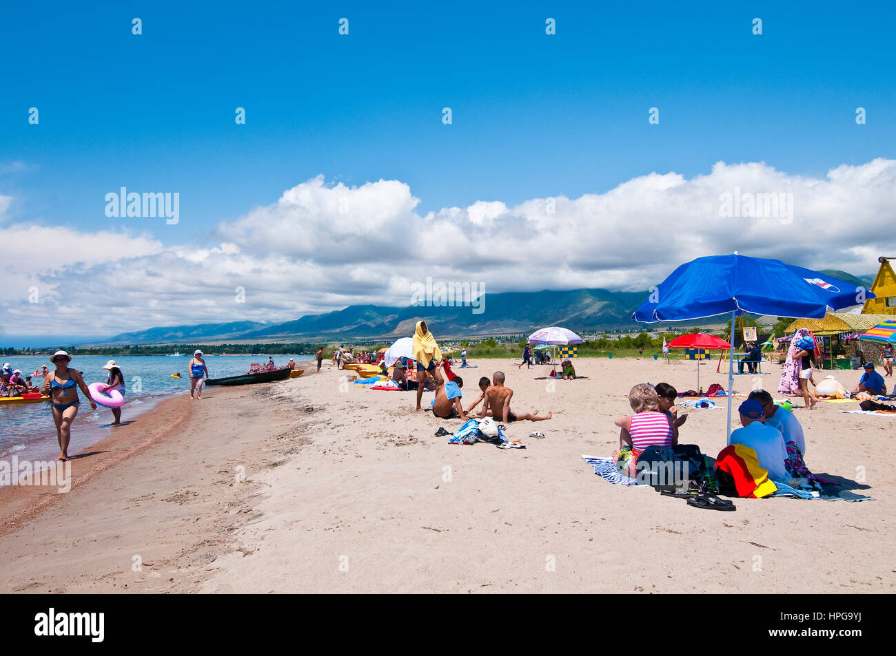 Kyrgyzstan, Issyk Kul Province (Ysyk-Kol), Issyk-Kul lake, Cholpon Ata ...