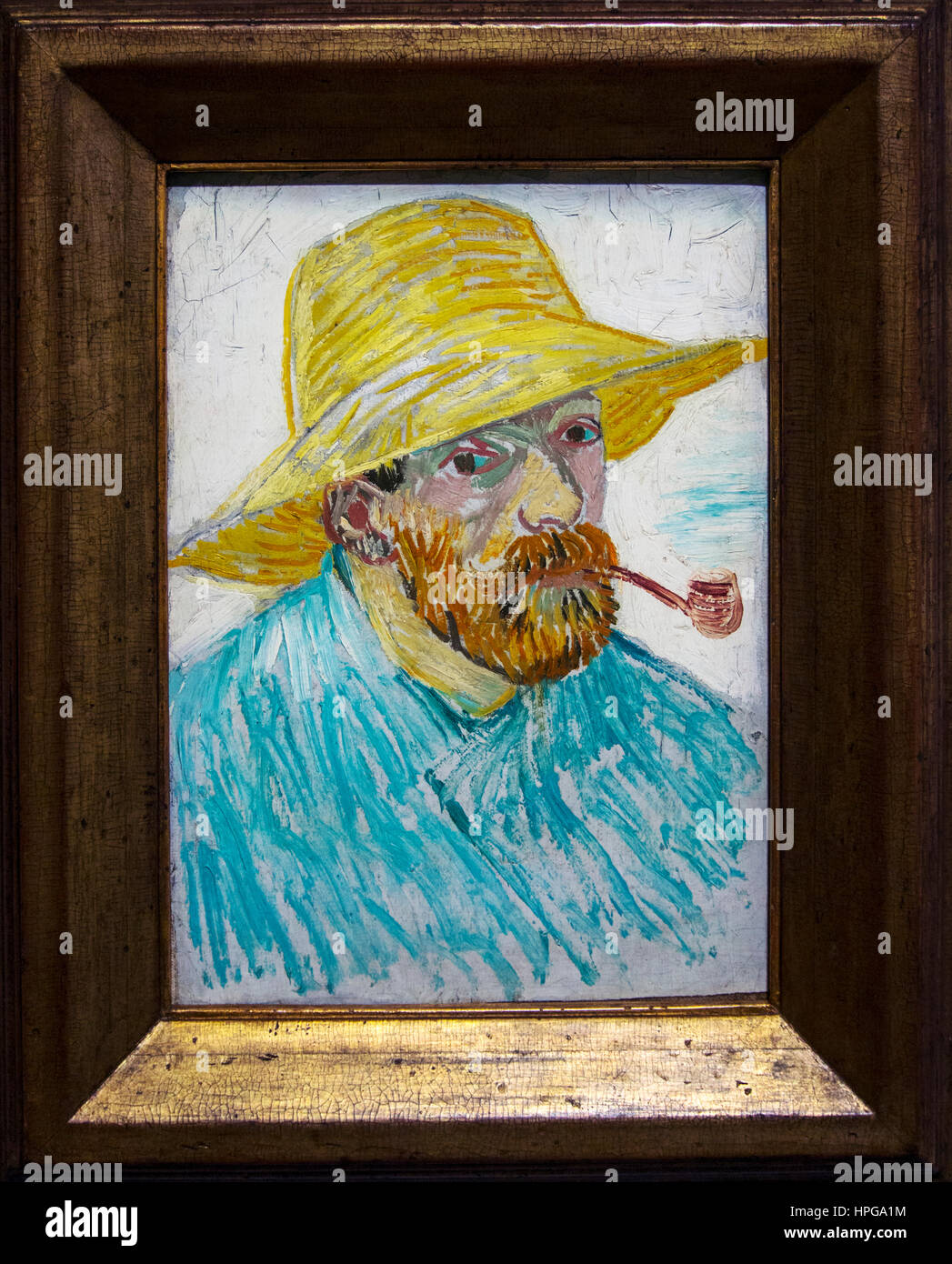 France, Arles, Van Gogh Foundation, artist's self-portrait Stock Photo ...