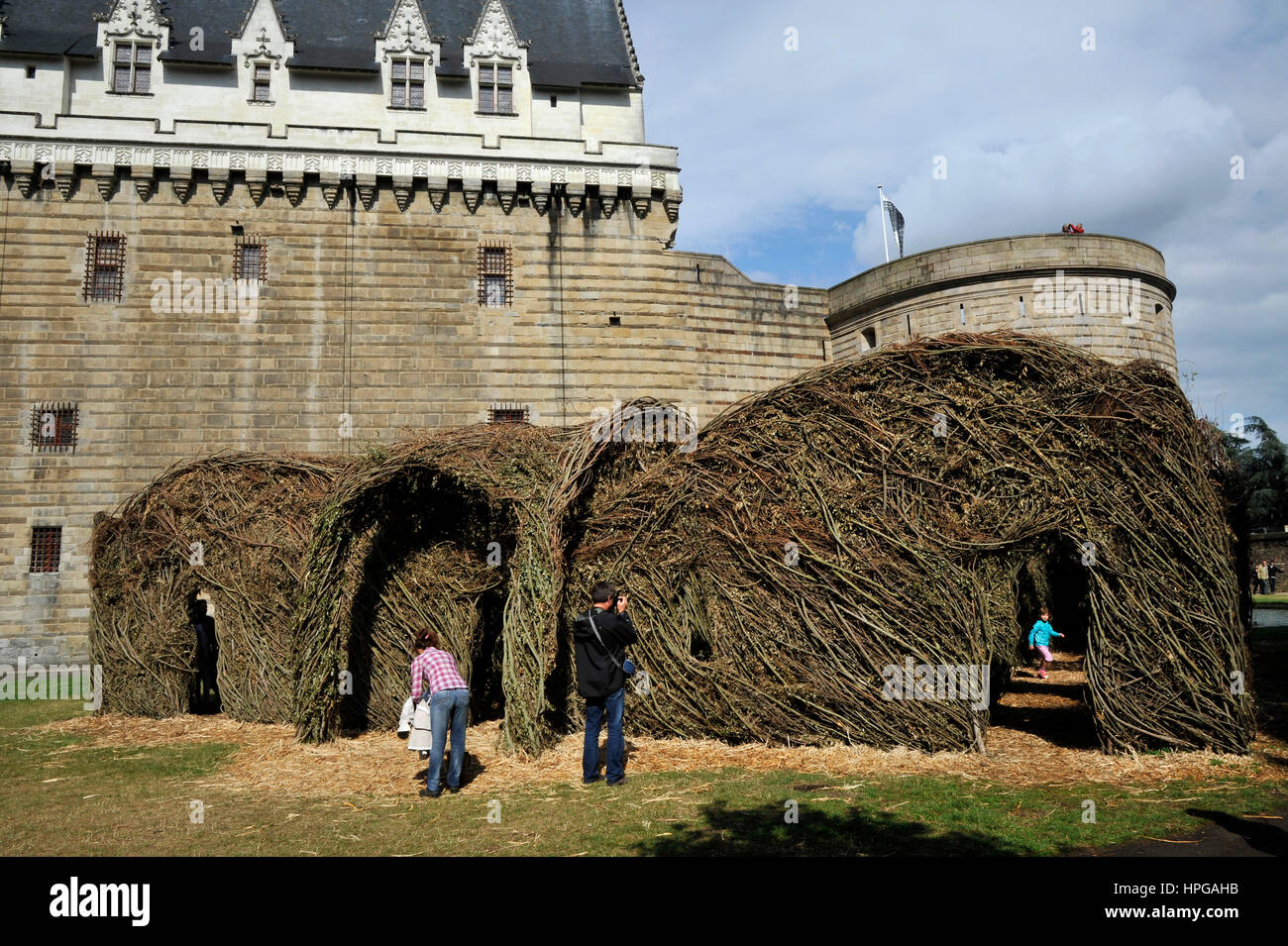 France, Loire-Atlantique, Nantes, land-art created by the American ...