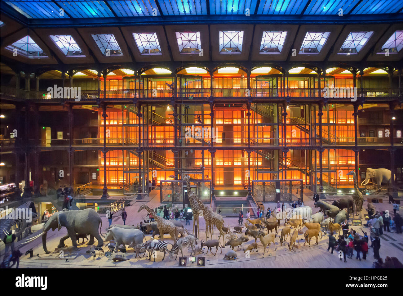 France. Paris 5th district. The Jardin des plantes (Garden of Plants ...