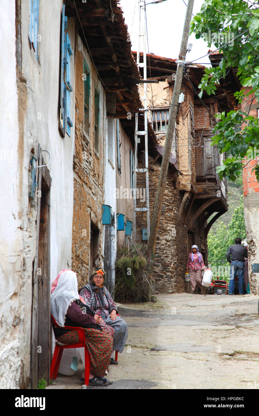 Turkey, province of Izmir, Odemis district, village of Birgi ...