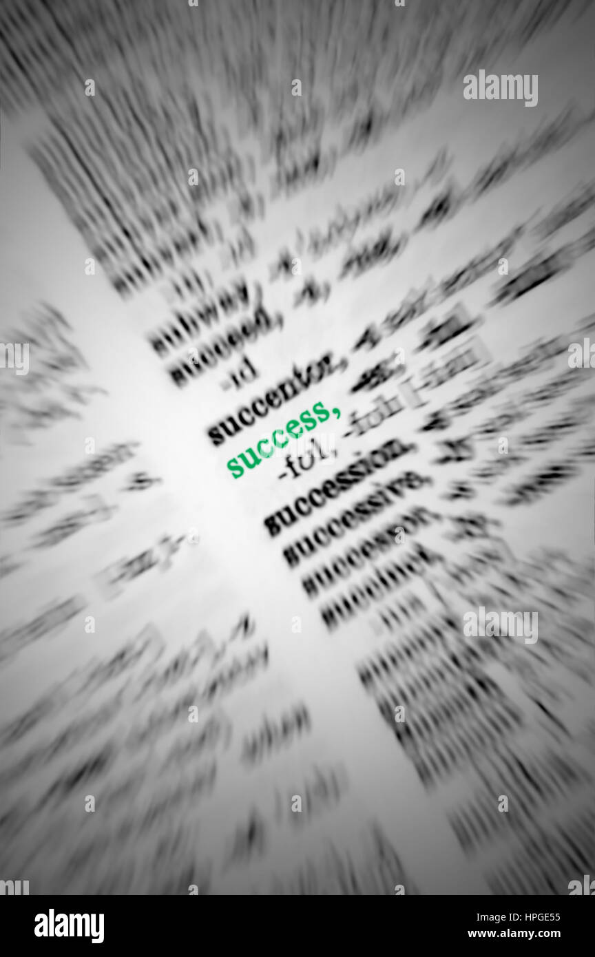 Dictionary Page Success Concept, Business Achievement Motivation ...