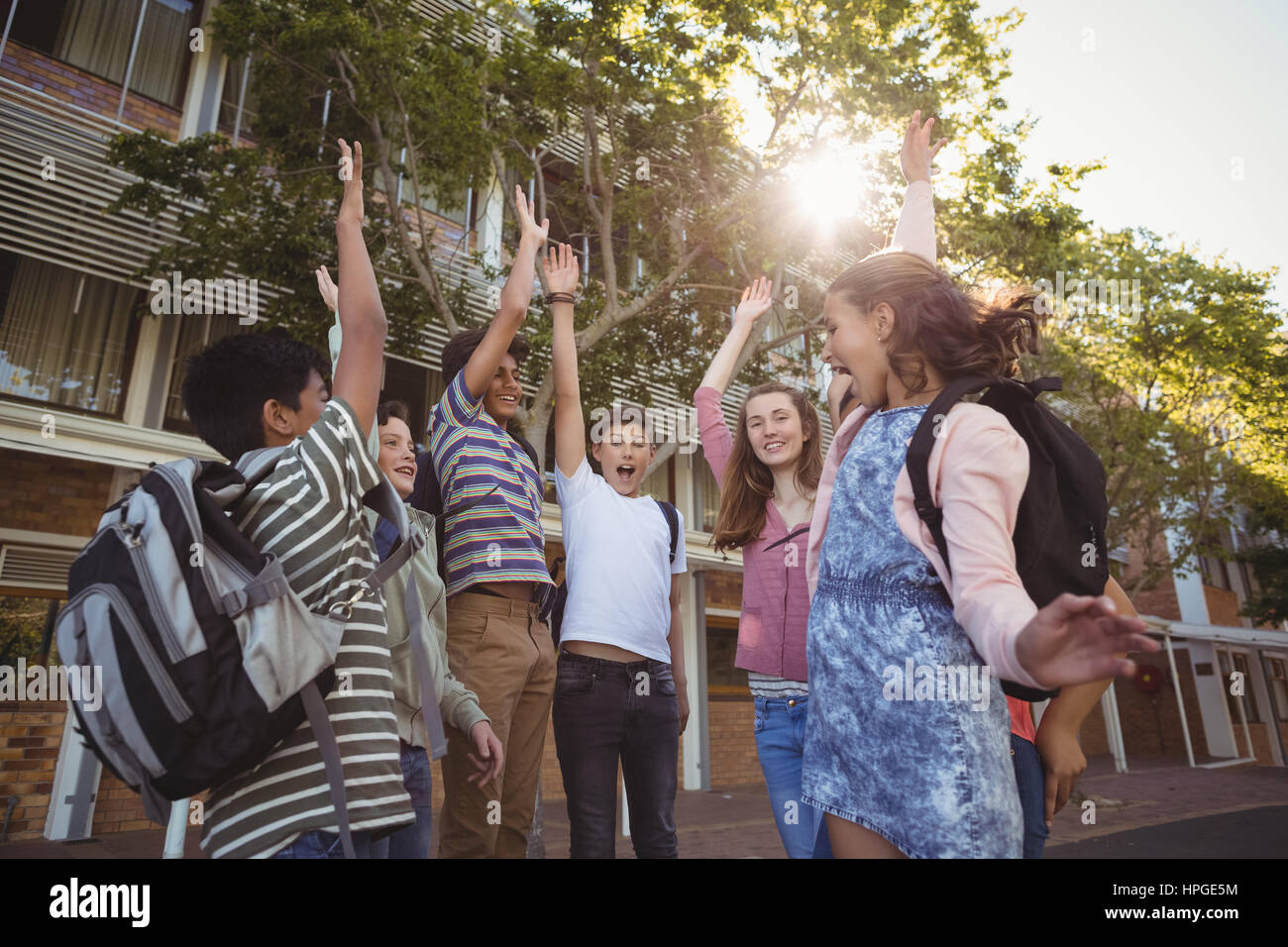 Kids having fun at school hi-res stock photography and images - Alamy