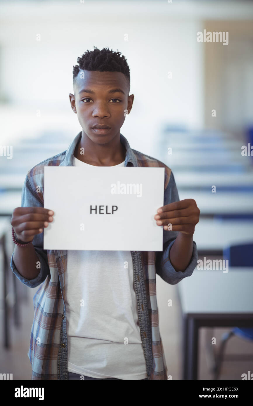 Smart sad student paper hi-res stock photography and images - Alamy