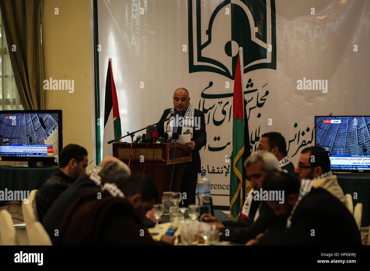 Palestinian leaders hi-res stock photography and images - Alamy