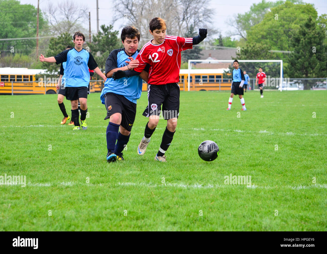 boys soccer team Stock Photo - Alamy