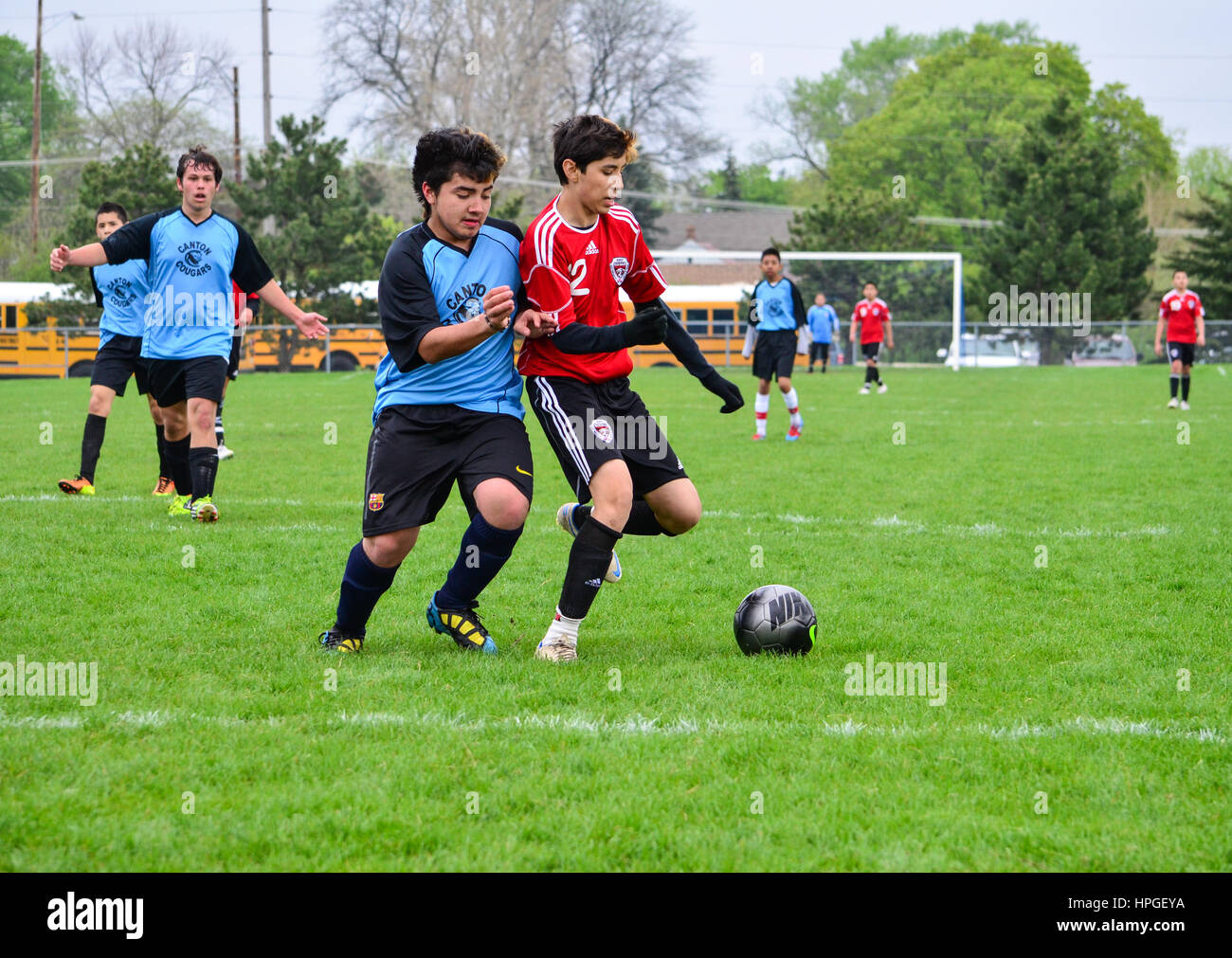 boys soccer team Stock Photo - Alamy