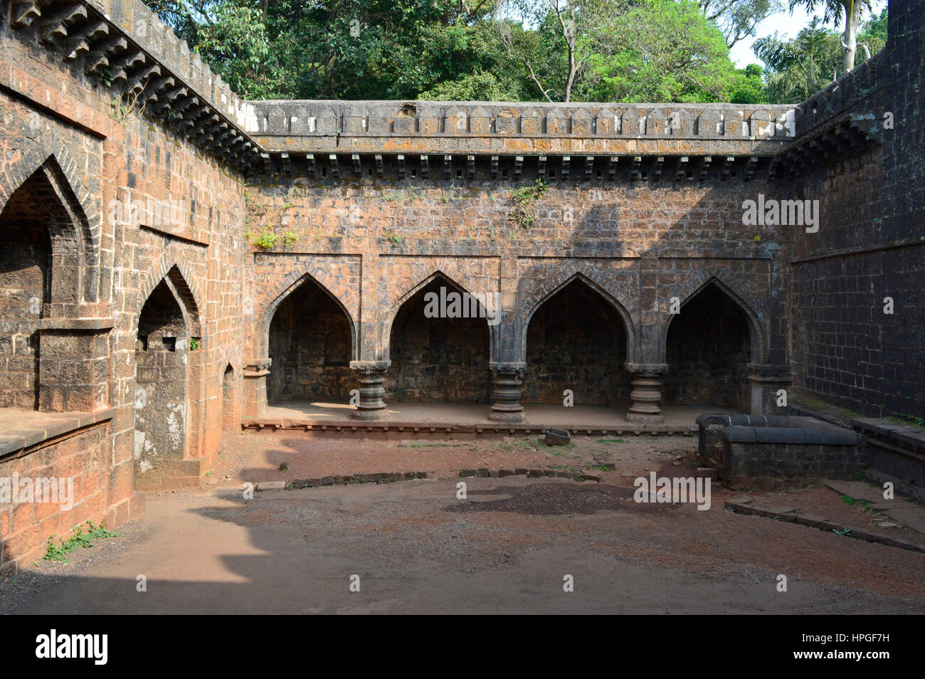 Inside portion of Teen Darwaja Panhala Fort, Kolhapur, Maharashtra ...