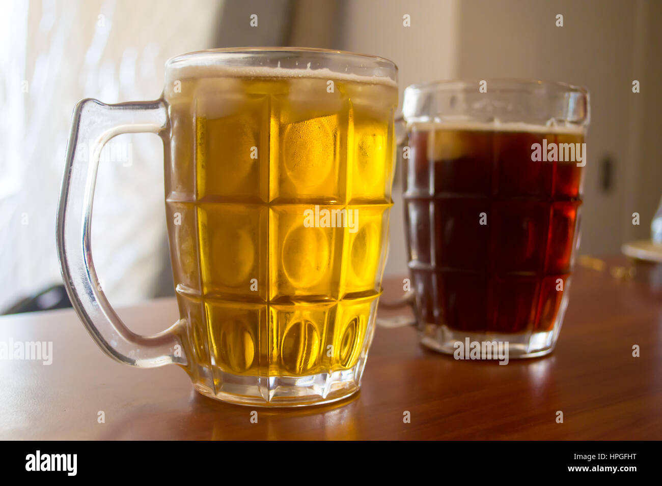 Glass of beers hi-res stock photography and images - Alamy