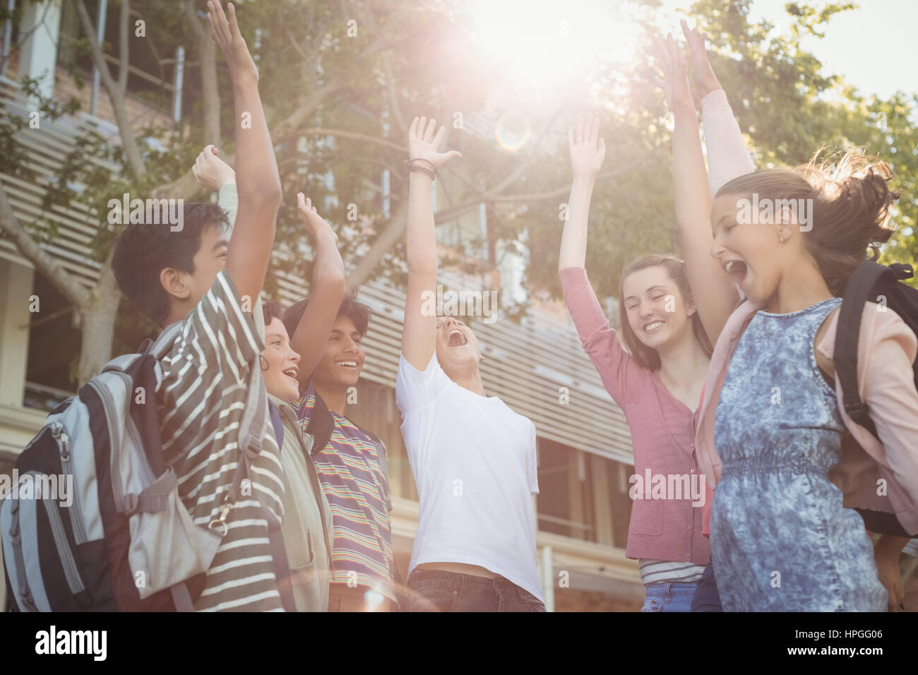 Secondary school kids hi-res stock photography and images - Alamy