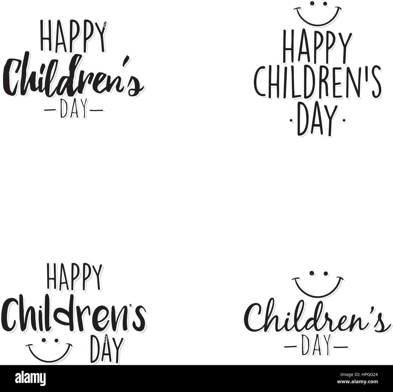 Happy Children day Stock Vector Image & Art - Alamy